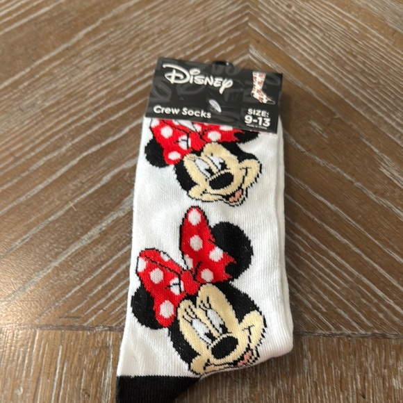 Disney | Accessories | Disney Red And White Minnie Mouse Socks | Poshmark